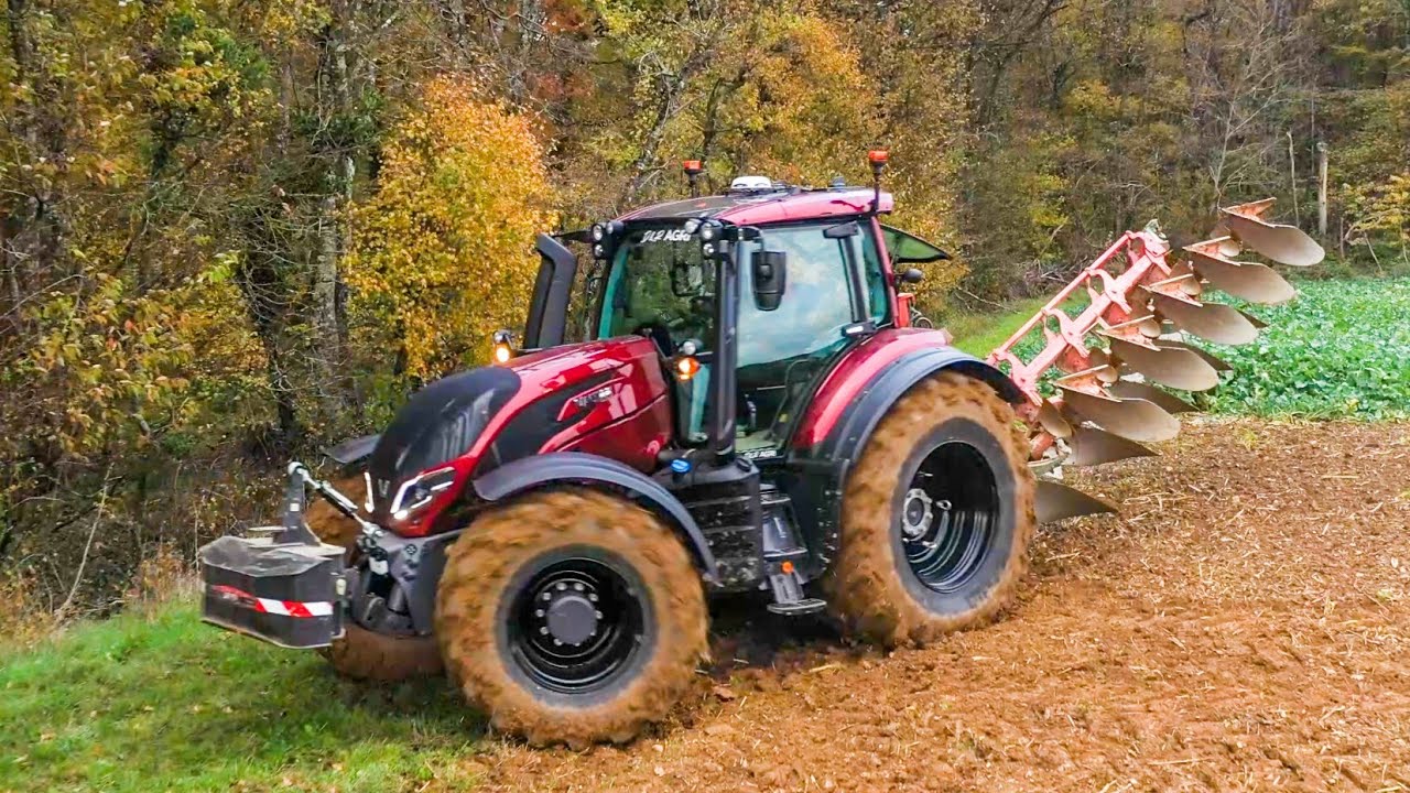 NOUVEAU VALTRA T215 jante black au labour !! - YouTube