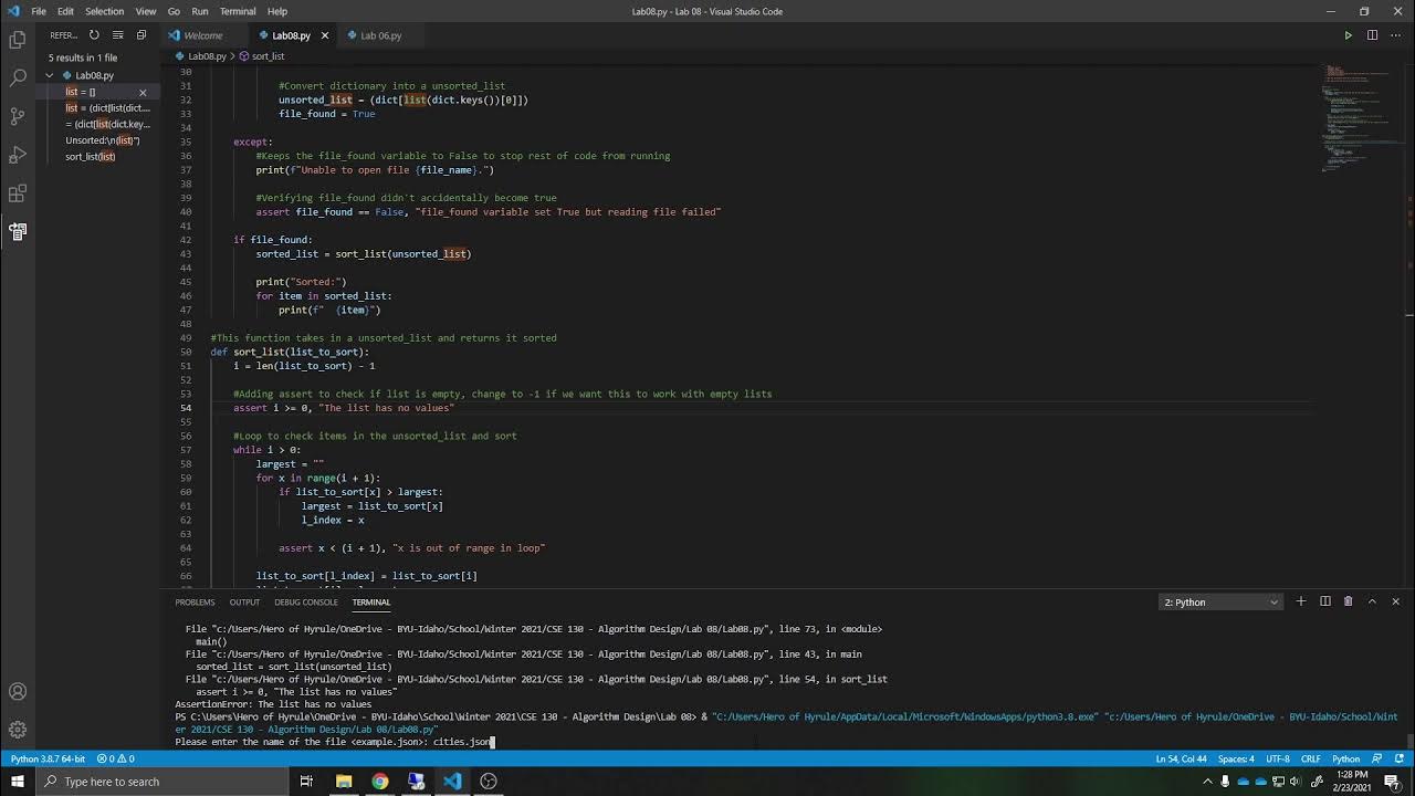 CSE 130 - Lab 8: Sort Algorithm Demo - YouTube