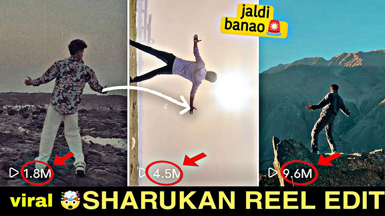 viral Shahrukh Khan Reel Editing tutorial | srk trending reels Editing - YouTube