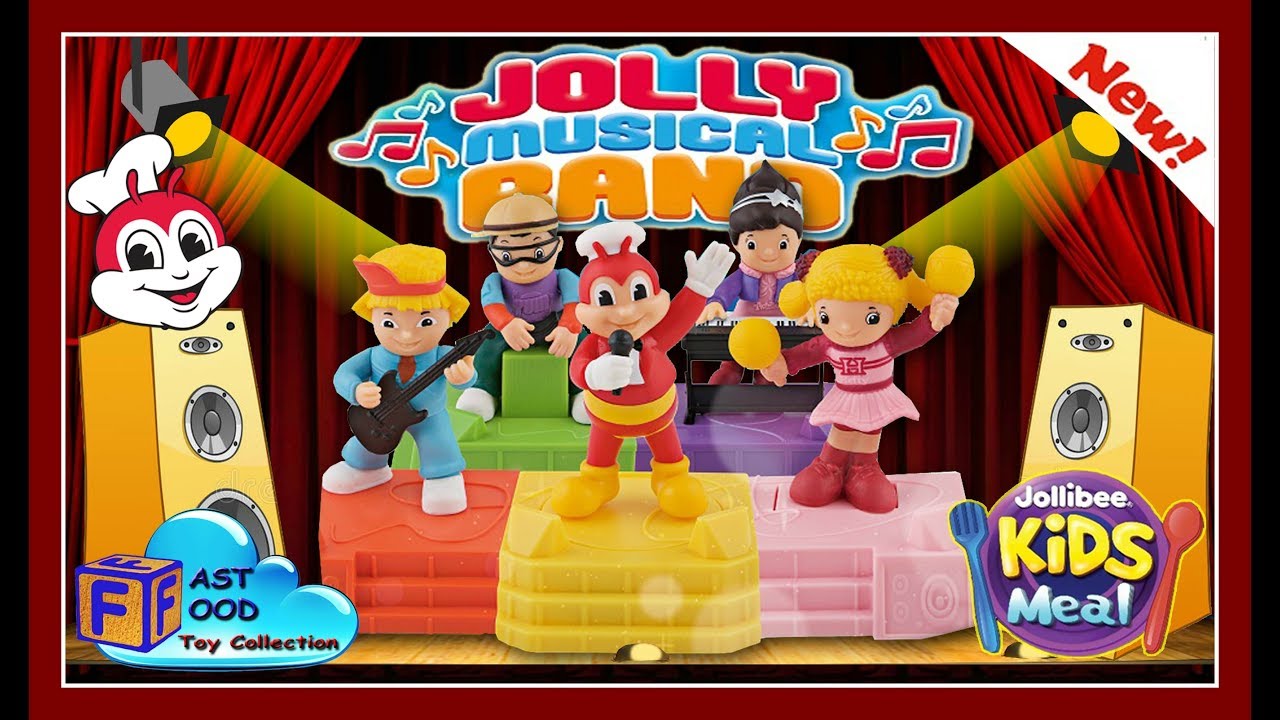 2017 Jolly Musical Band Jolly Kiddie Meal (complete set ...