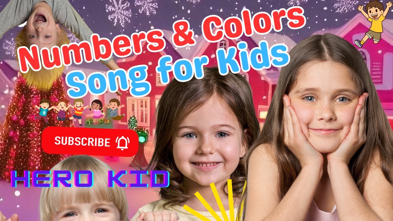 Fun Numbers and Colors Song for Kids | Learn Counting & Colors with a ...