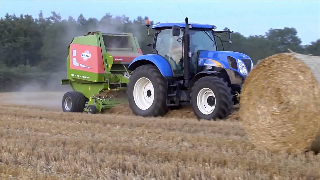 Wolagri Baler and Wrapper - YouTube