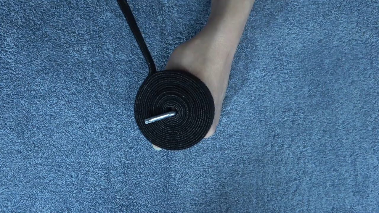 Velcro Sounds ~ ASMR ~ Pulling and Unwinding a Black Strap - YouTube