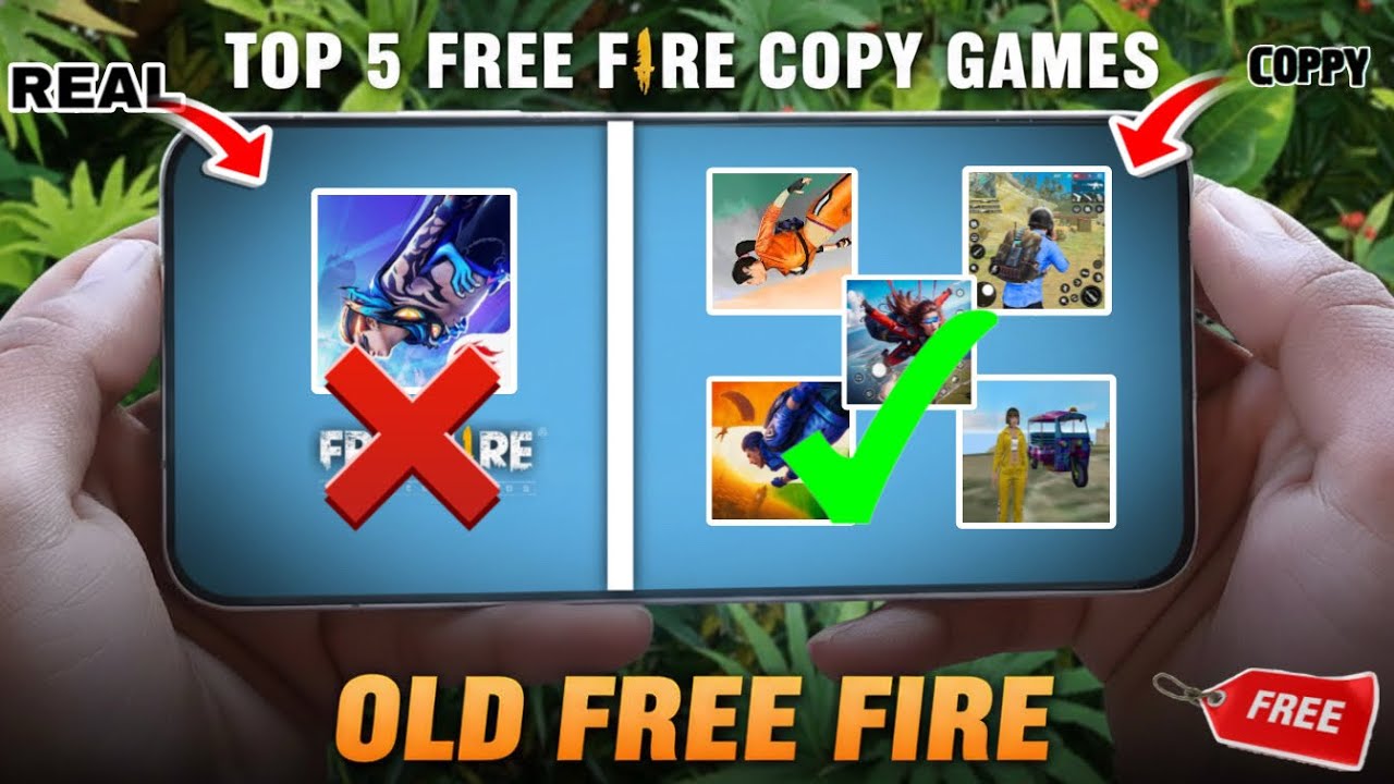5 Best Full Copy Games Of Free Fire 🔥 (OFFLINE) 2026 Top 5 Free fire ...