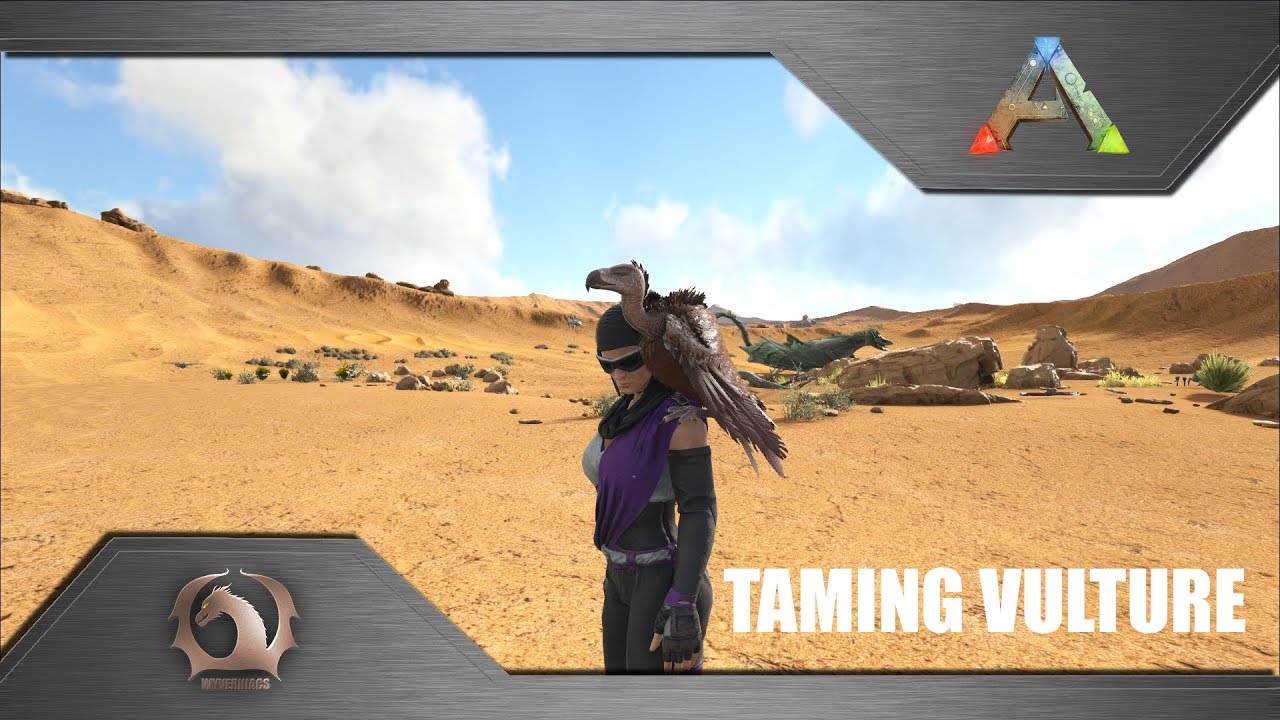 Ark Survival Evolved - Taming Vulture - YouTube