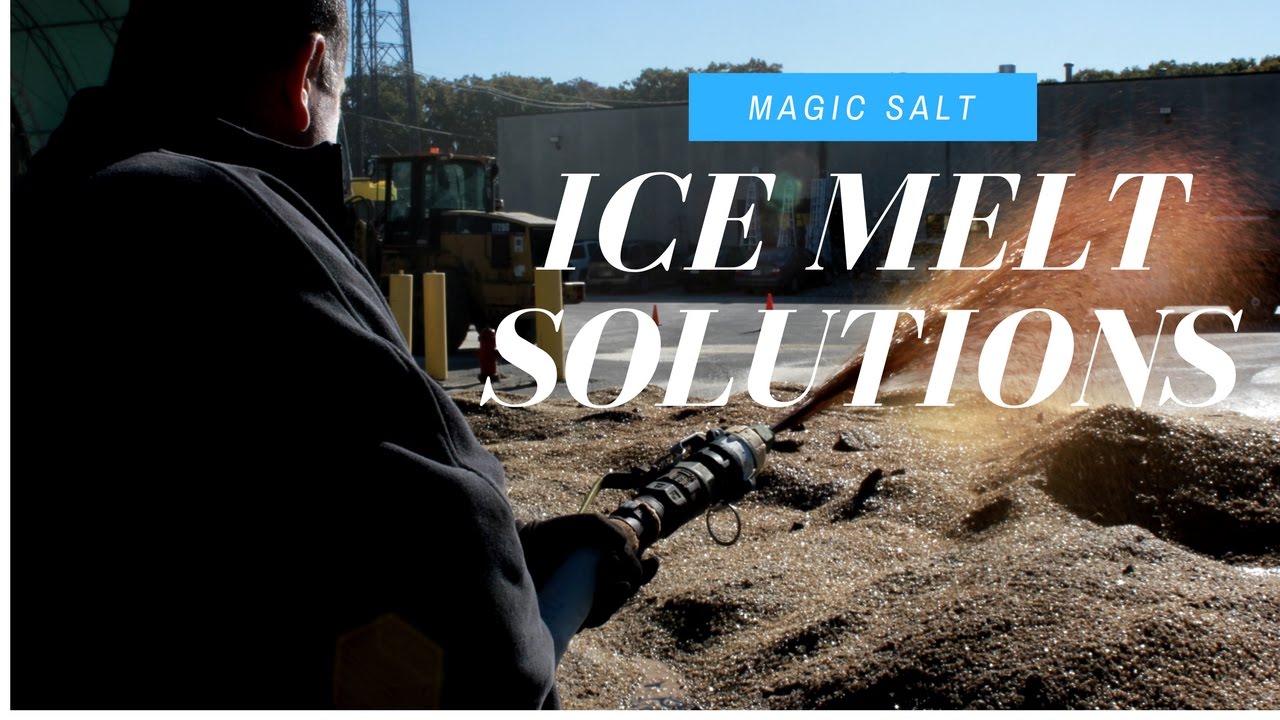 Magic Salt Ice Melt at Northeast Nursery - YouTube