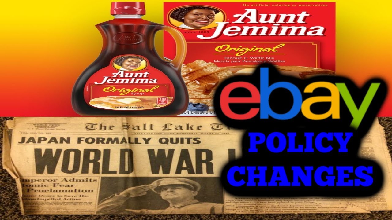eBay Offensive Materials POLICY CHANGE 2020 - YouTube