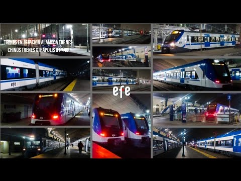 trenes en estacion central SFE-400, Xtrapolis Modular y UT-440 | efe ...