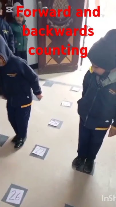 Forward and backwards counting/ classroom activities for kids - YouTube