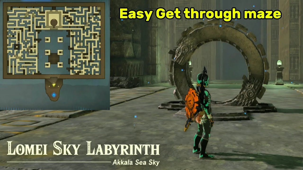 How to Easily Complete Lomei Sky Labyrinth Tears Of The Kingdom - YouTube