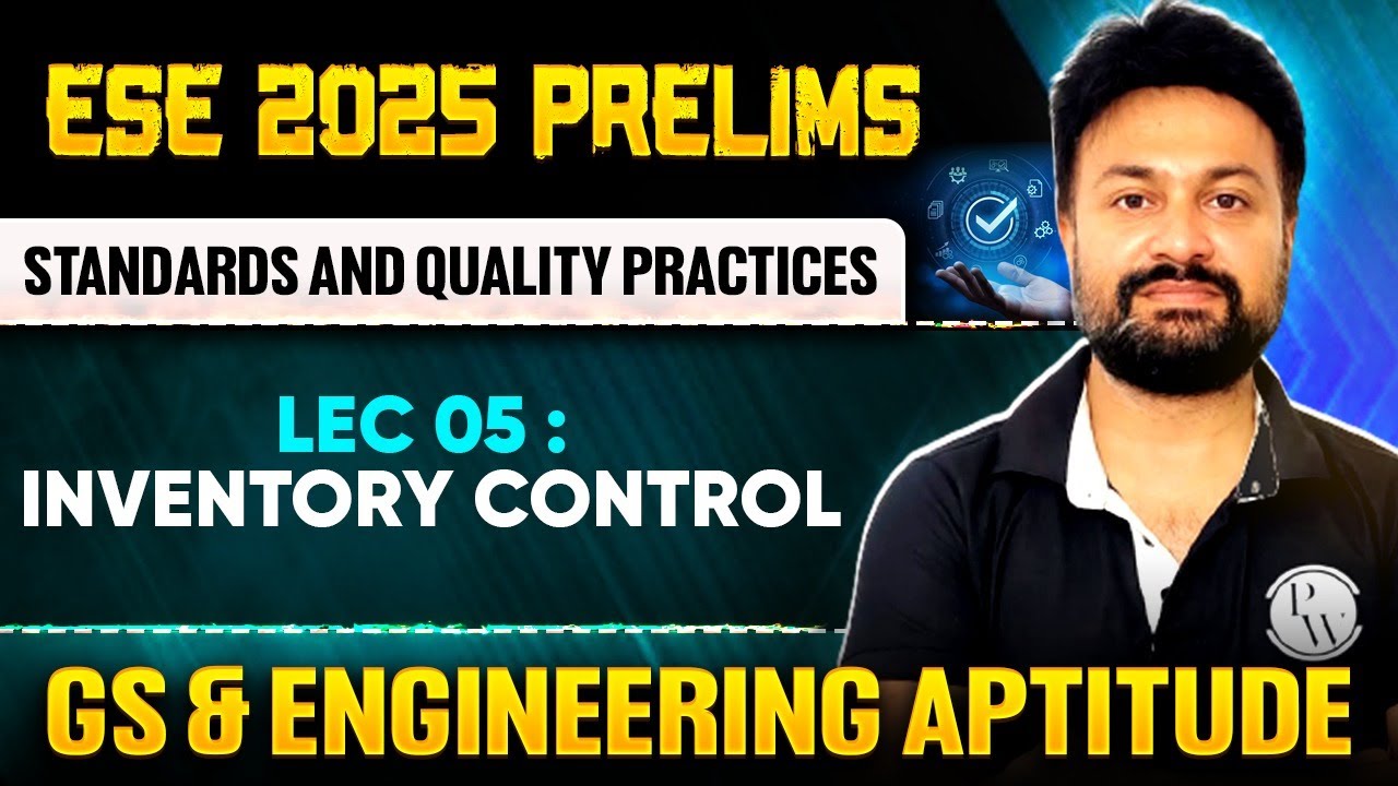 Standards and Quality Practices 05 : ⁠⁠Inventory Control | GS ...