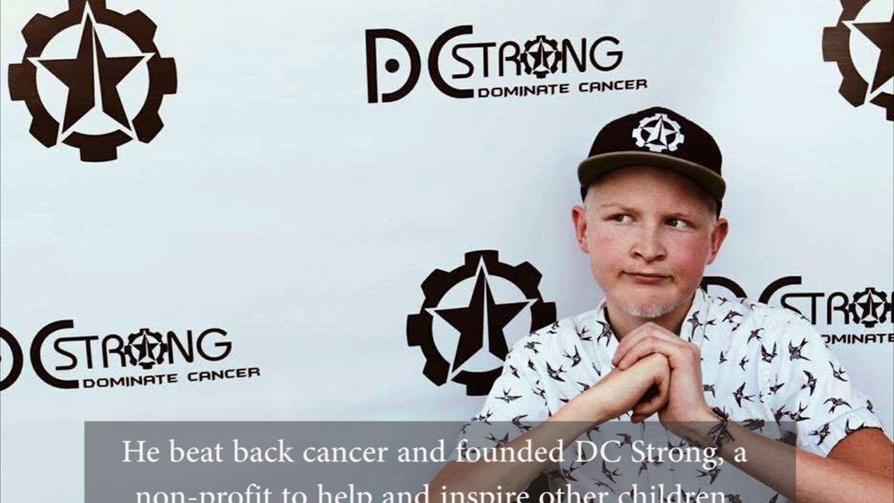 Dustan Colyer, champion for children with cancer - YouTube