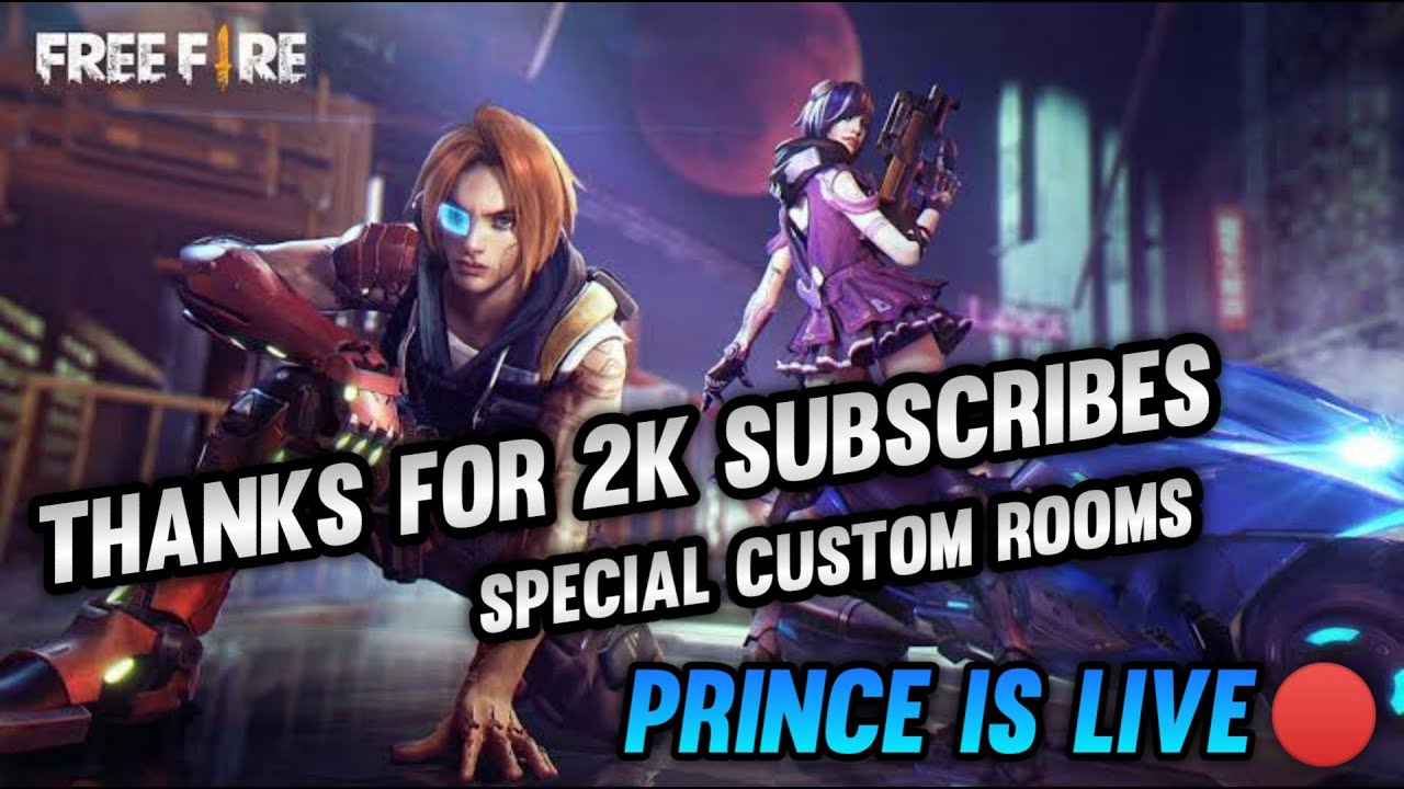 PRINCE GAMING [RG] IS LIVE STREAMING FREE FIRE CUSTOM || PRINCEGAMING ...