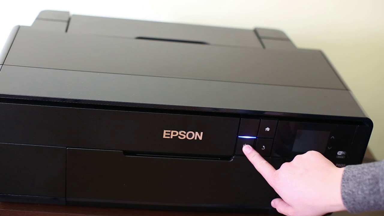 Canvas roll printing Epson SureColor P600 / First Test - YouTube