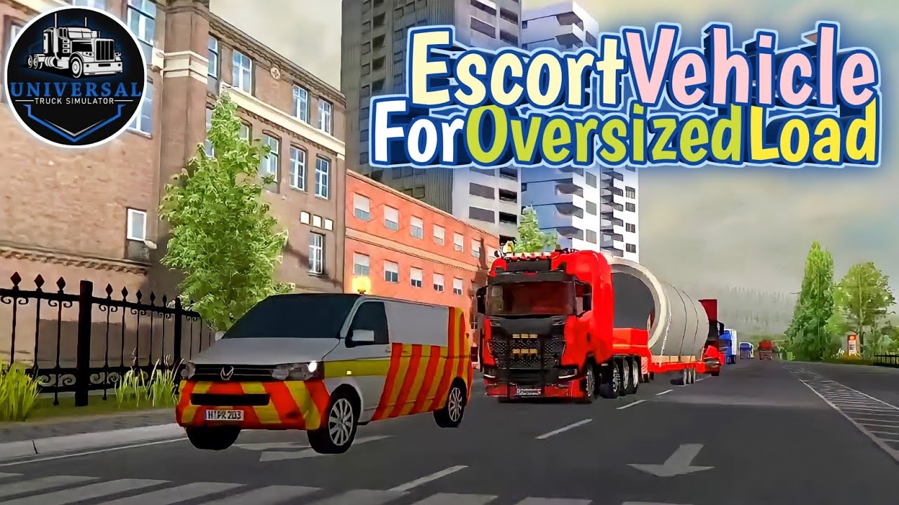 Escort Vehicle For Oversized Loads In Universal Truck Simulator By Dual ...