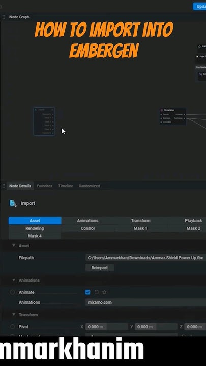 how to import into Embergen #tutorial - YouTube