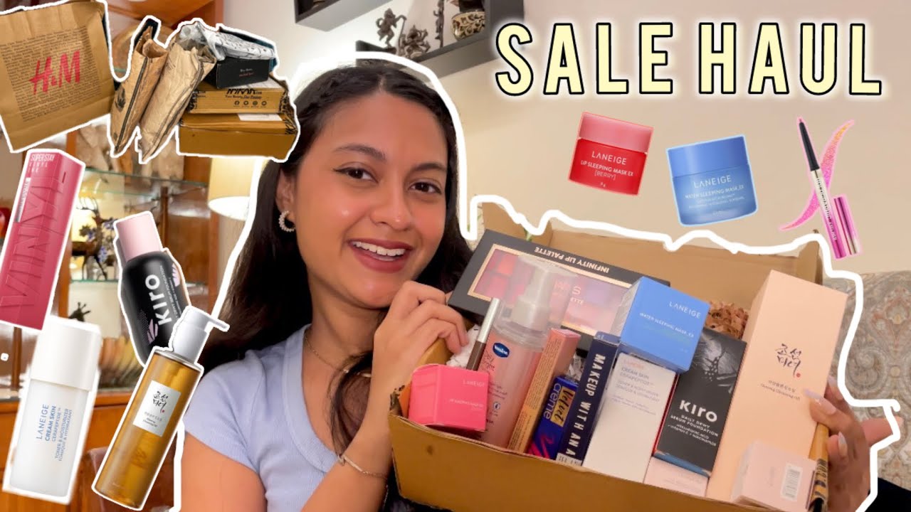 Spent my ENTIRE ALLOWANCE 😱| ₹10,000 makeup, skincare, clothes haul ...