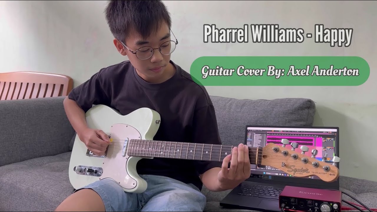 Pharrel Williams - Happy (Guitar Cover) - YouTube