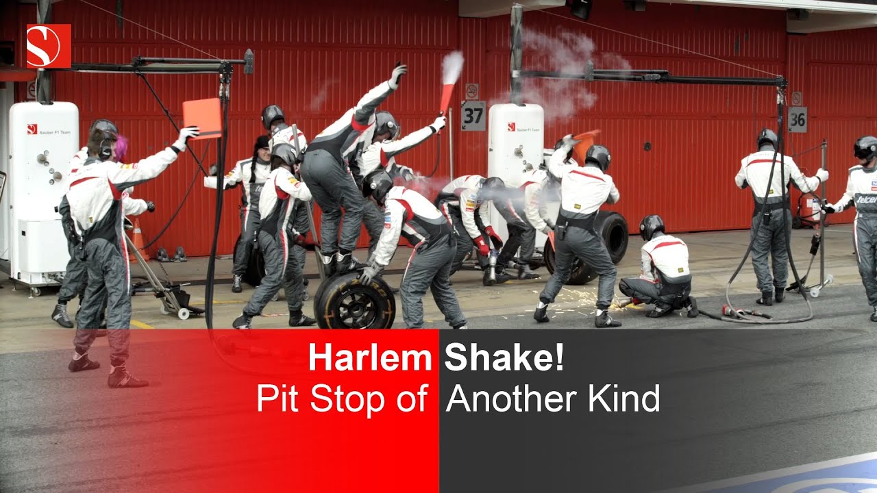 The Harlem Shake - Pit Stop Style - Sauber F1 Team - YouTube