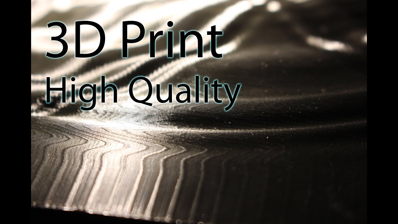 The Process of 3D Printing High Quality Prints - YouTube