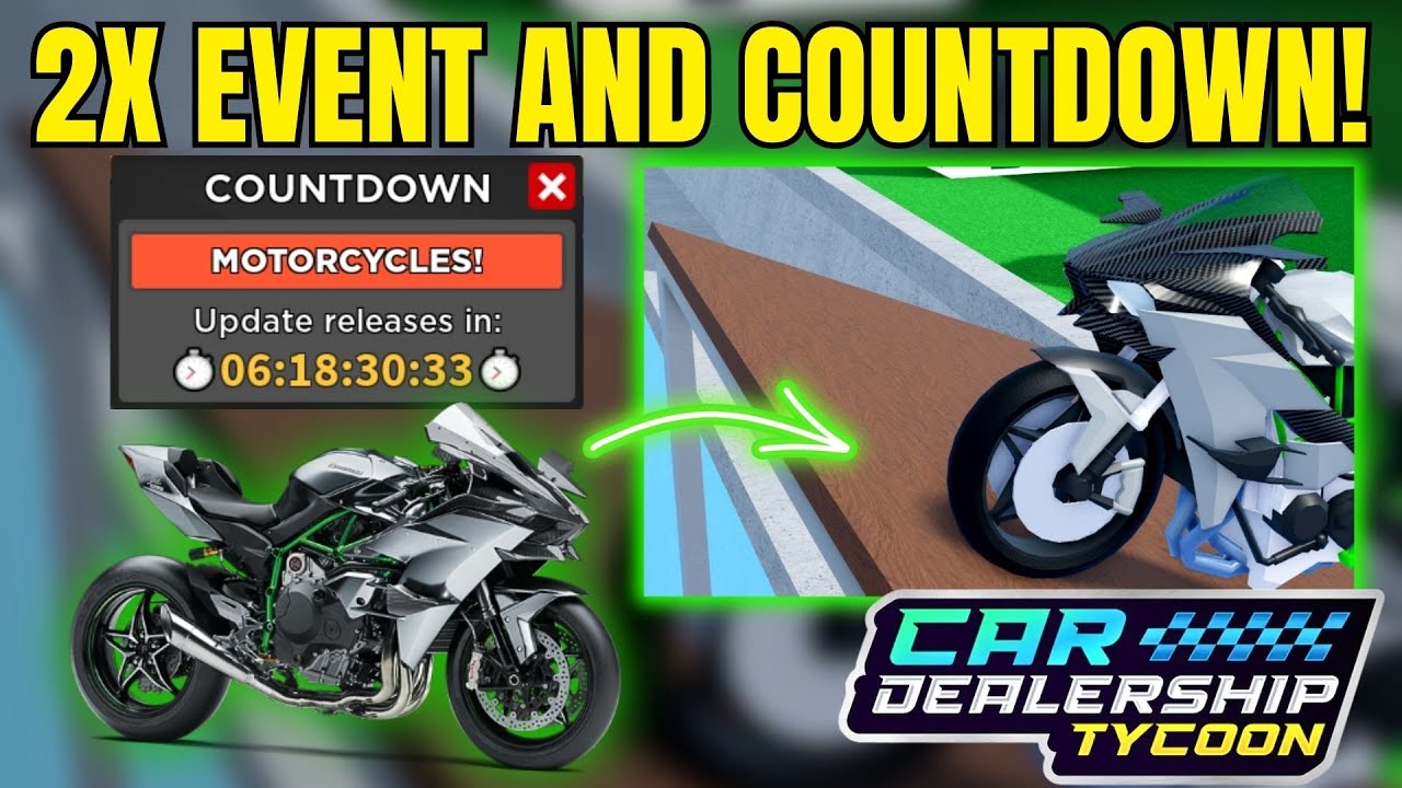 🔥NEW 2X EVENT AND UPDATE COUNTDOWN in Car Dealership Tycoon?! # ...