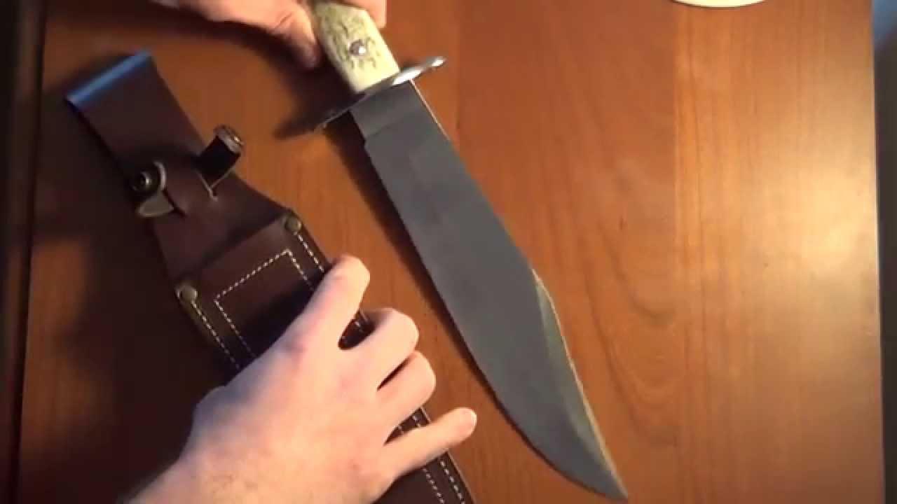 Review: Cudeman Bowie knife - YouTube