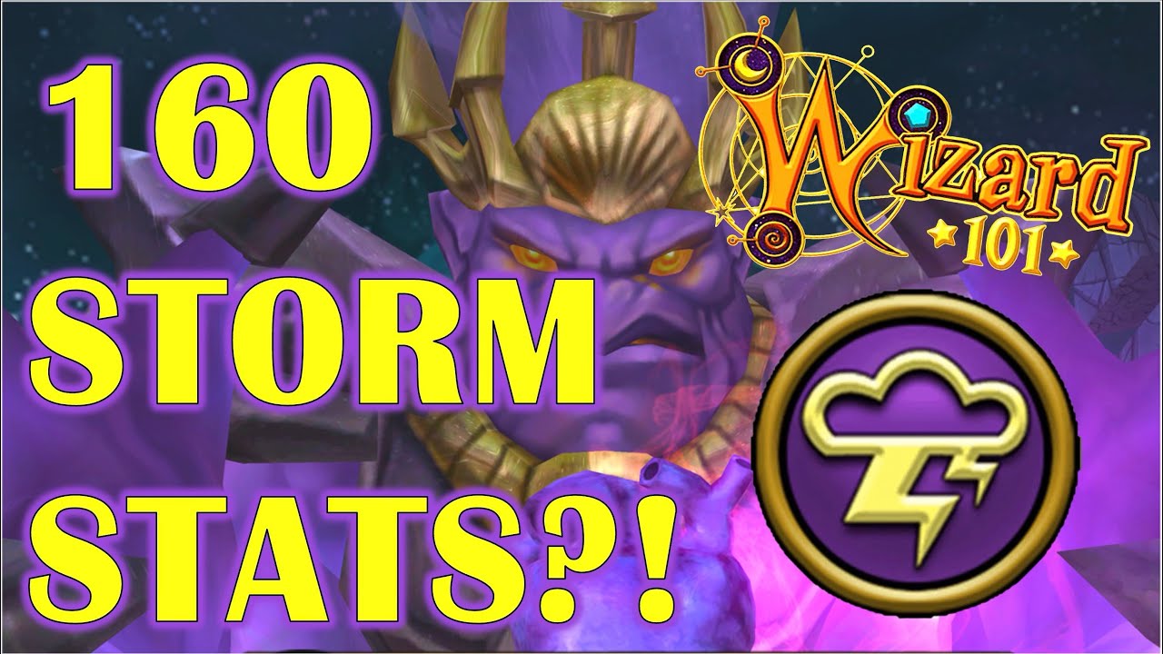 Wizard101 - How Strong Was STORM At Level 160? - YouTube