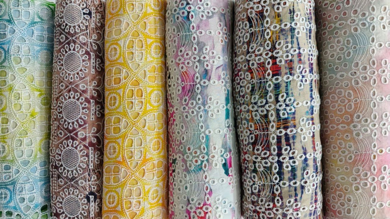 ChikanKari | Boring Work | LaserCut | Lawn Digital Print | Cutwork ...