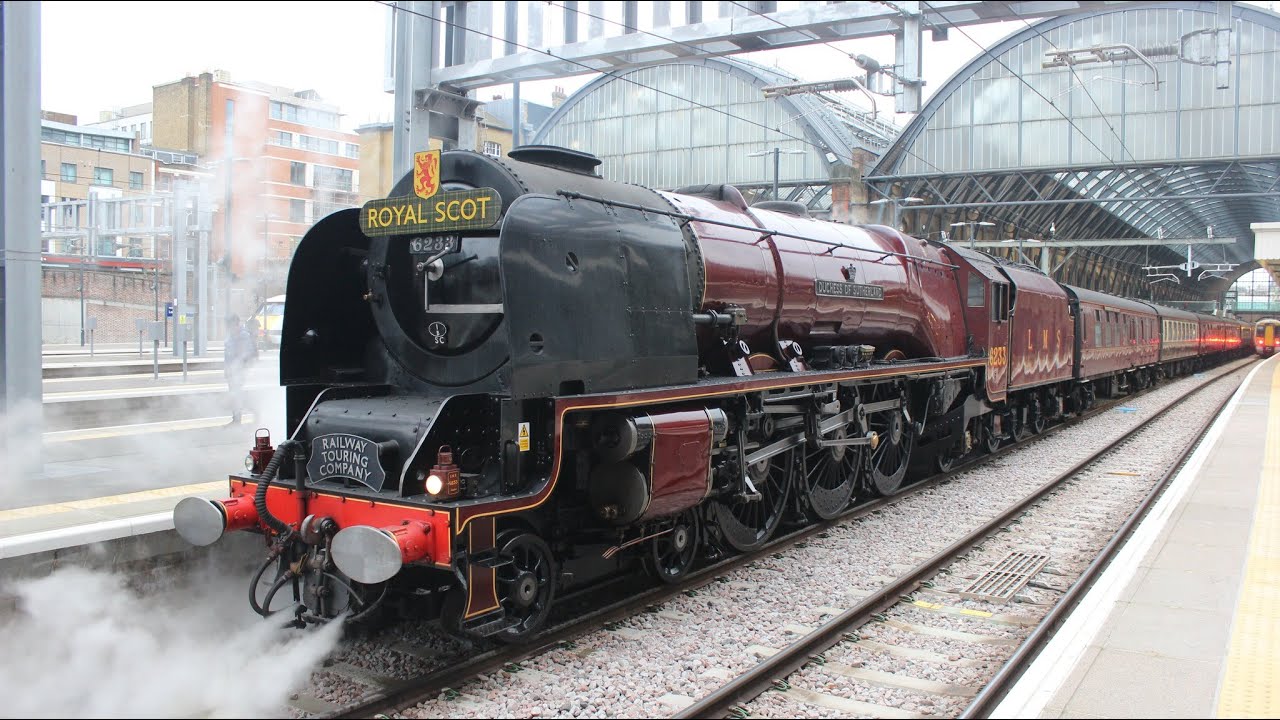 LMS 6233 Duchess of Sutherland ‘The Lyndum Fayre’ London King’s Cross ...