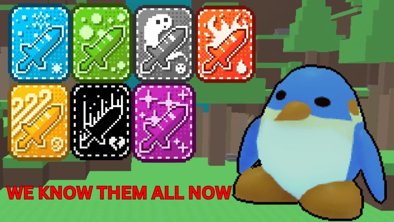 All upcoming swords in Block Tales! (chapter 4+) - YouTube