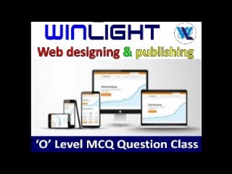 WEB DESIGNING IMPORTANT MCQ QUESTIONS (O LEVEL) - YouTube