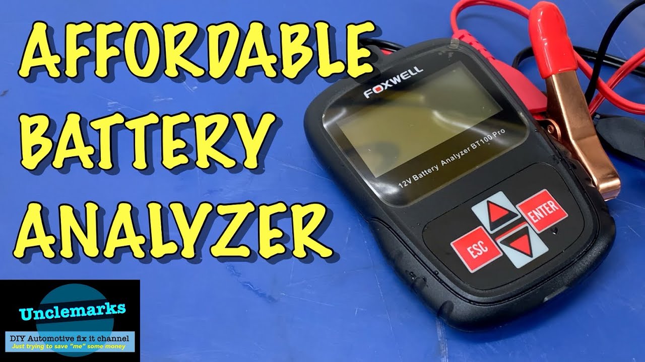 12 volt battery tester analyzer (EP 178) - YouTube