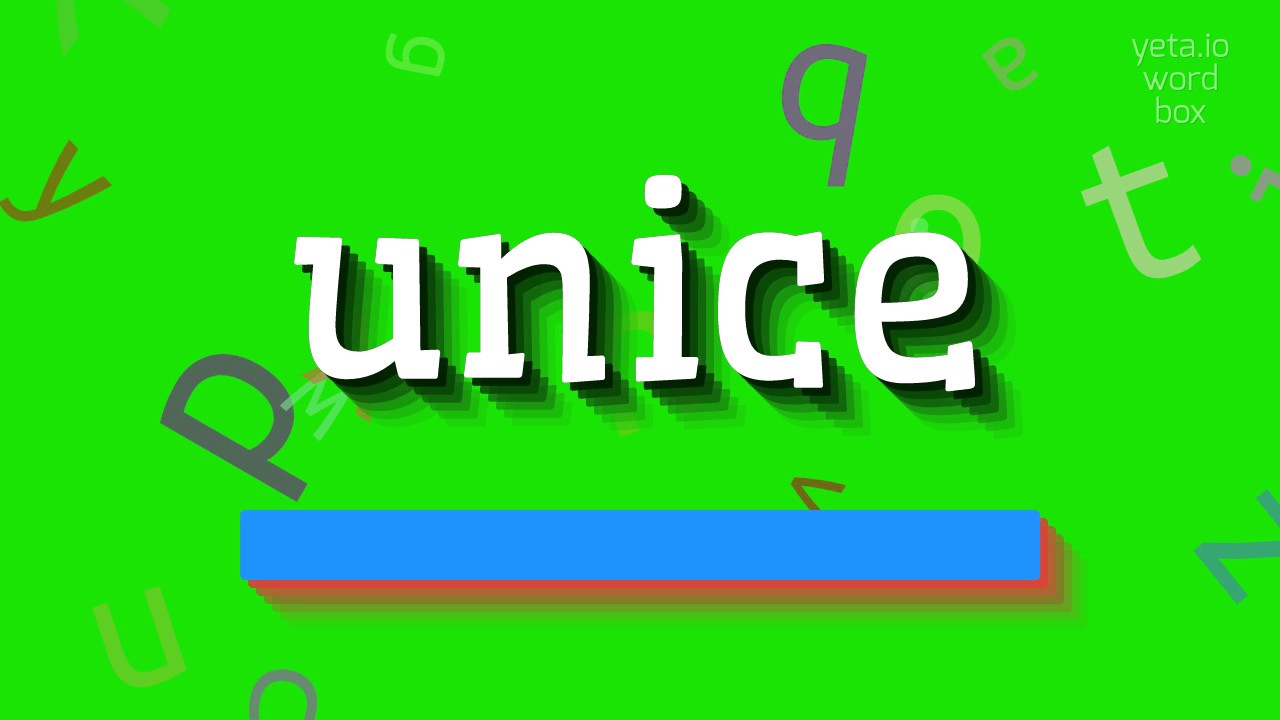 How to say "unice"! (High Quality Voices) - YouTube