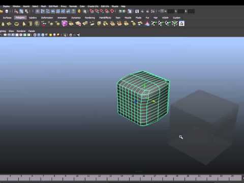 13 trabajando con poligonos autodesk maya 2012 parte2 - YouTube