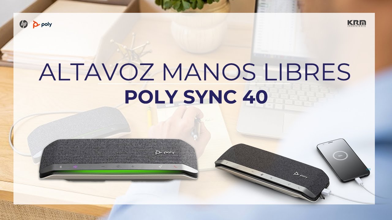 🔊 Parlante Poly SYNC 40 - (Español) - YouTube