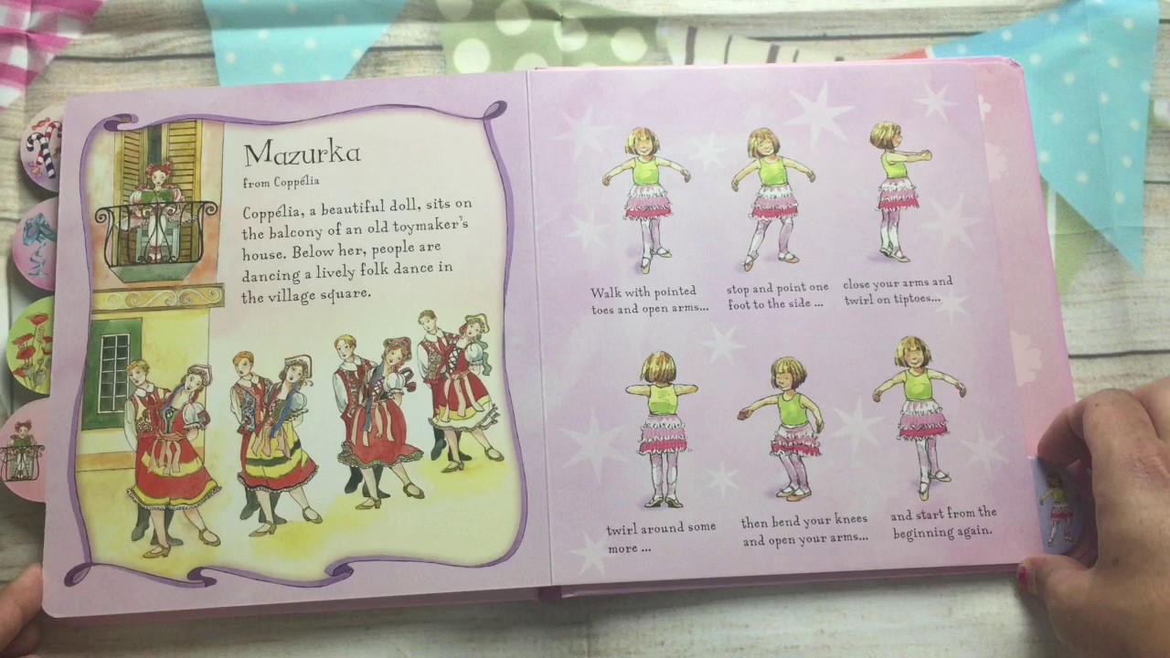 A Look Inside The Usborne Little Ballerina Dancing Book - YouTube