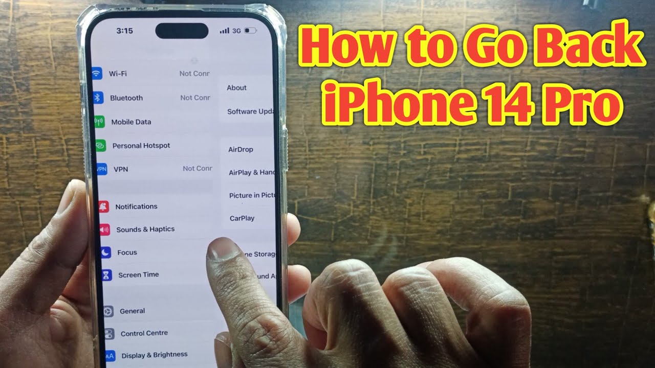 How to Go Back in iPhone 14 pro | Multitasking & Swipe Gestures iPhone ...