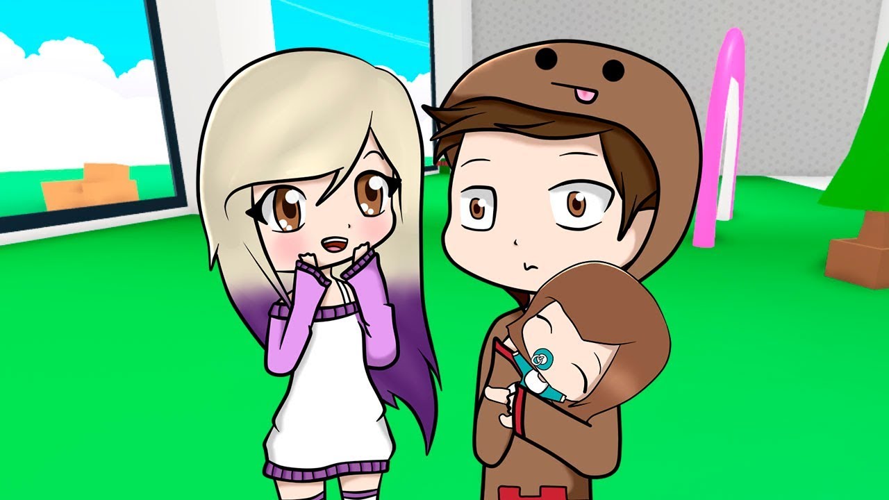 SOMOS PAPAS EN ROBLOX! NUESTRO PRIMER BEBE - YouTube