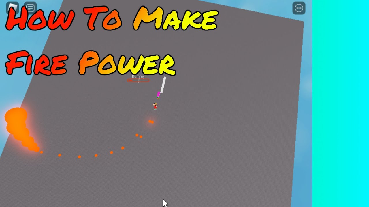 How to make FirePower with damage | Roblox Studio Tutorials - YouTube