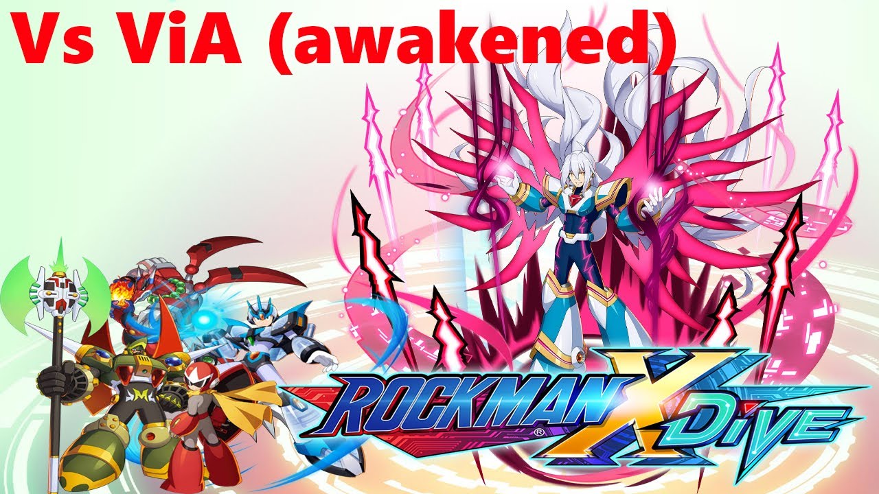 Rockman X DiVE (Mobile) - Multiple Vs ViA True Form - YouTube
