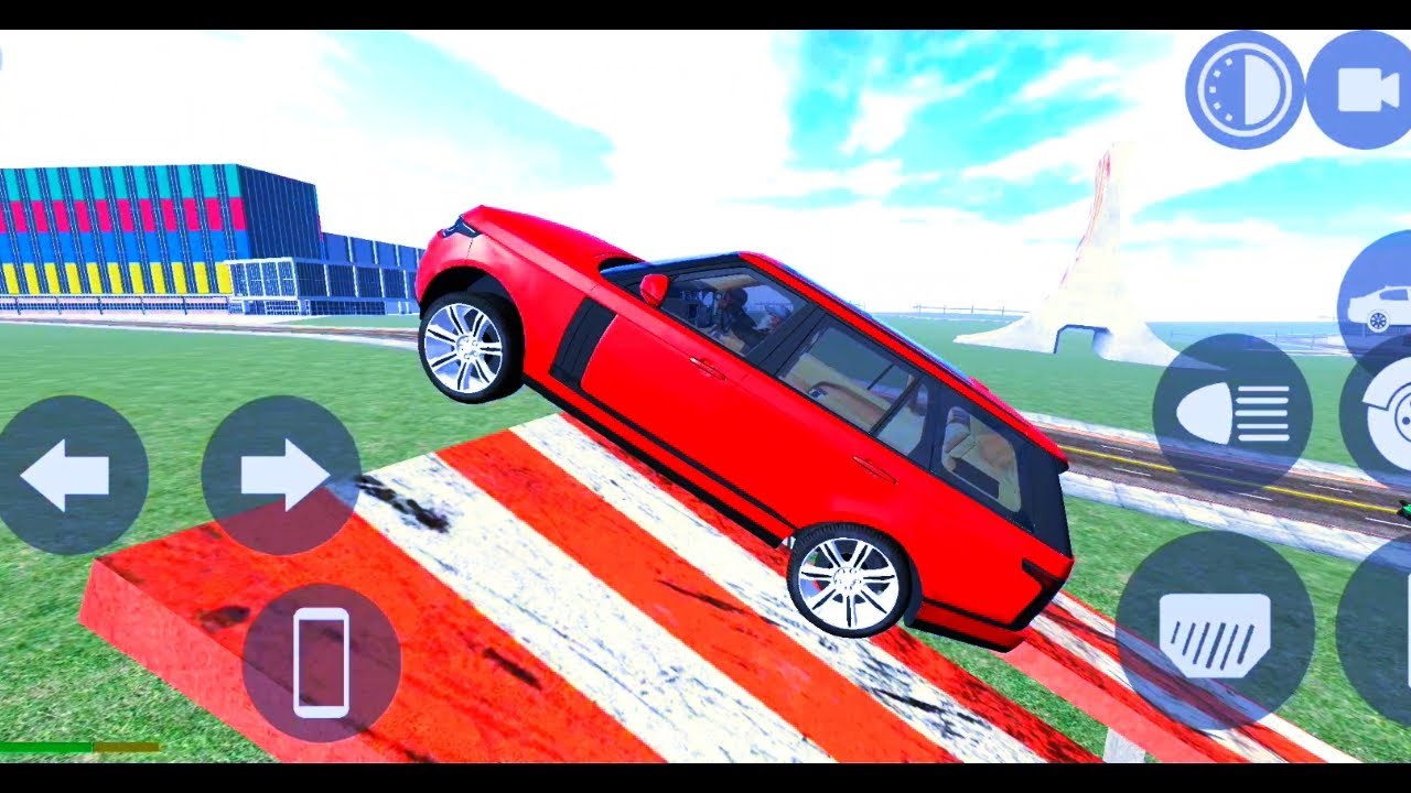 Indian Car 3D Game 😍 || Range Rover 4x4 Red Colour Car GamePlay Video ️ ...