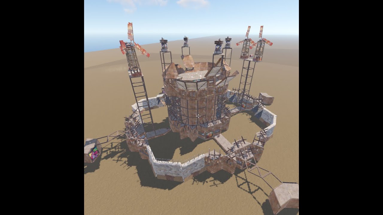 Base Rust 2x1 De 3 a 5 Personas Mini Open Core y Mini China Wall #rust ...