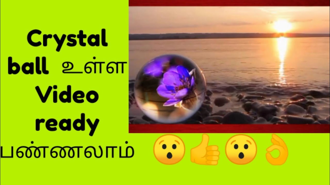 How to make video in Crystal ball effect. - YouTube