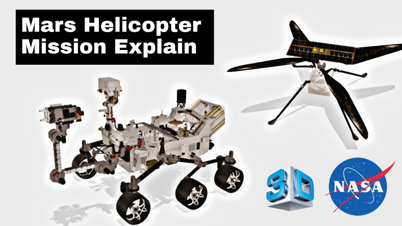 Mars helicopter mission 2020 | NASA Perseverance Rover & Ingenuity ...