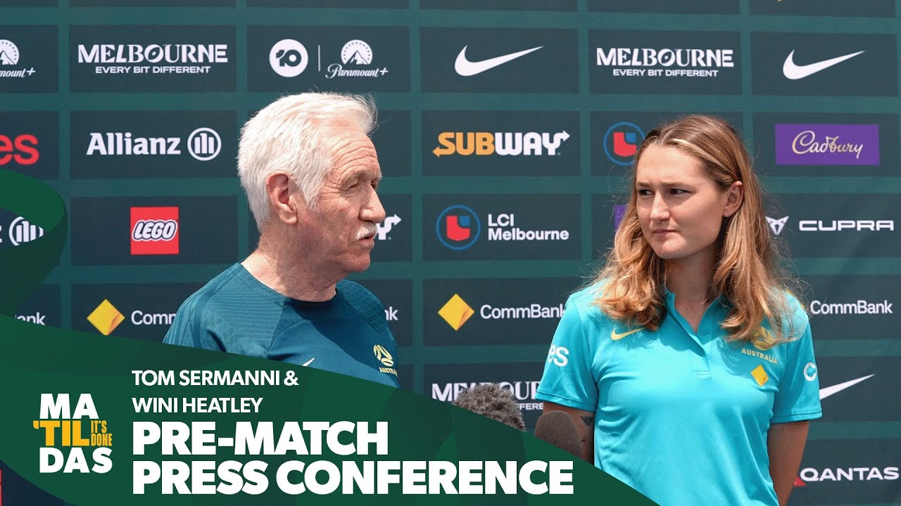 Tom Sermanni & Wini Heatley | Pre-Match Press Conference | CommBank ...