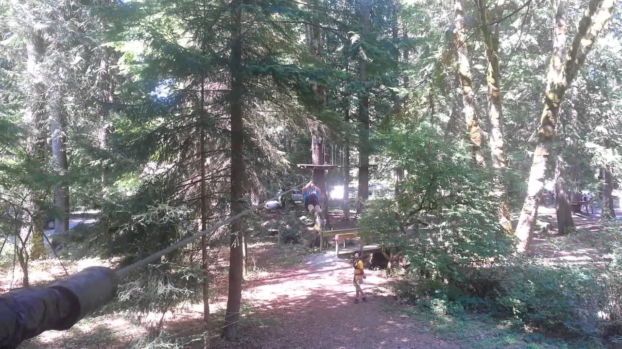 Zip Line at WildPlay Elements Park, Maple Ridge, BC - YouTube