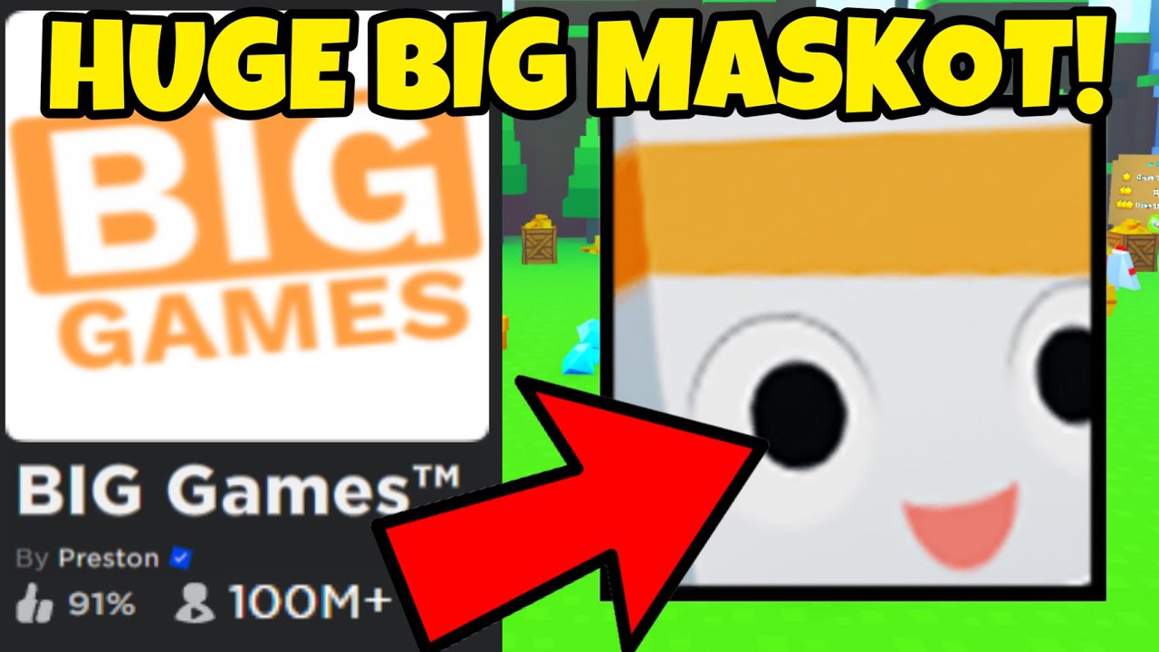 FREE HUGE BIG MASKOT In Pet Simulator X..(Roblox) - YouTube