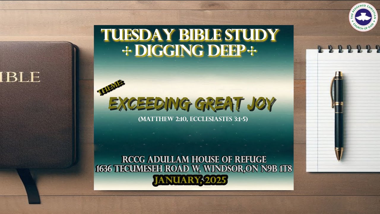 Tuesday Bible Study / Digging Deep (2025-01-28) - YouTube