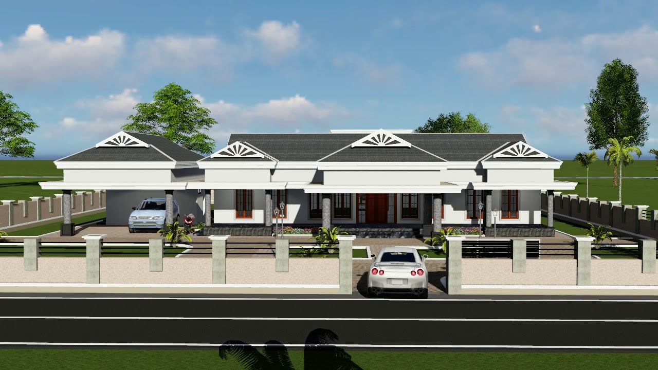 3D home Single Story - YouTube