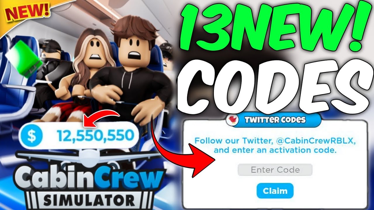 ⚠️Hurry!! Up⚠️ ALL WORKING CODES FOR CABIN CREW SIMULATOR IN 2024!ROBLOX CABIN CREW CODE - YouTube